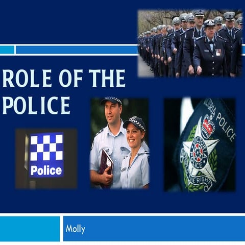 Role of the police | PPT