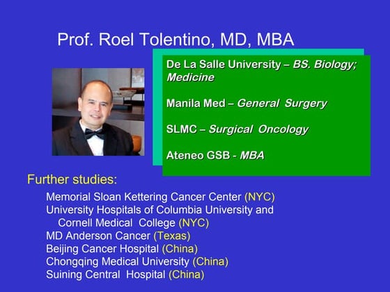 Role of the surgical oncologist in cancer management lecture | PPT ...
