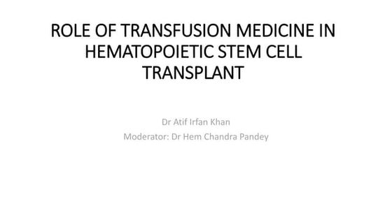 Bone marrow transplant | PPT