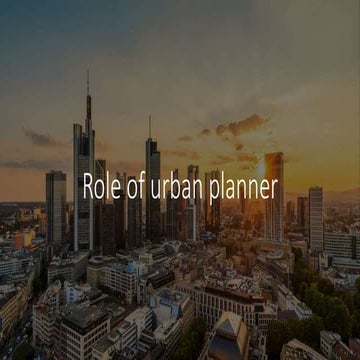 Role of urban planner.pptx