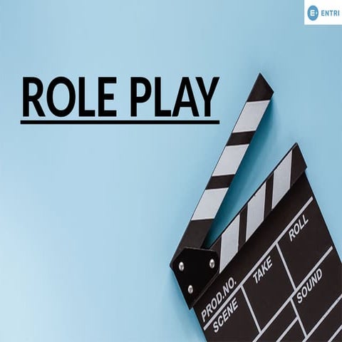 ROLE PLAY Activity for Speaking Practice | PPTX