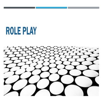 ROLE PLAY FOR CLASS ROOM TEACHING AND FUN IN CLASS | PPTX
