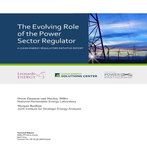The Evolving Role of the Power Sector Regulator | PDF