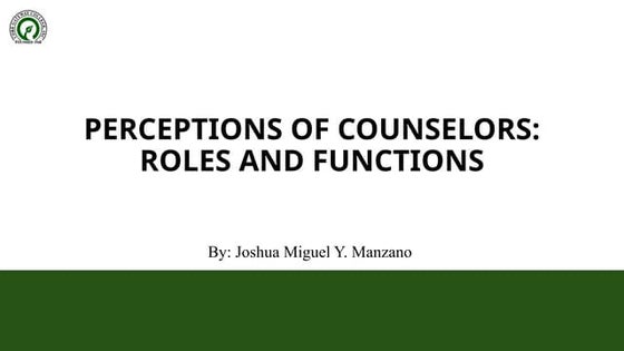 SESSION 5 Roles and responsibilities of PGC.pptx | Professional School ...