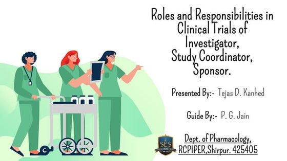 Responsibilities of CRO in clinical research | PPT