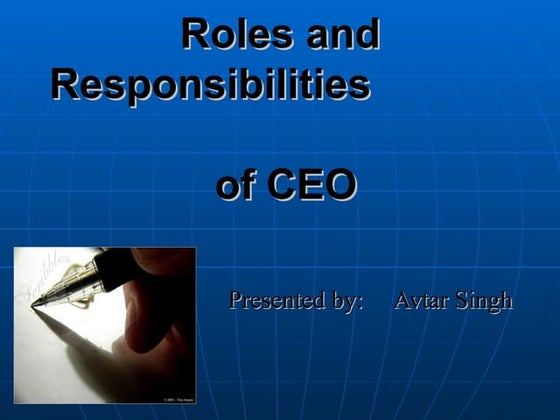 Roles And Responsibilities | PDF