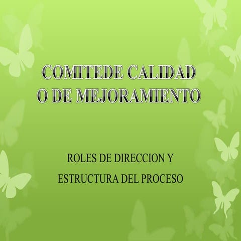 Comite de calidad | DOCX