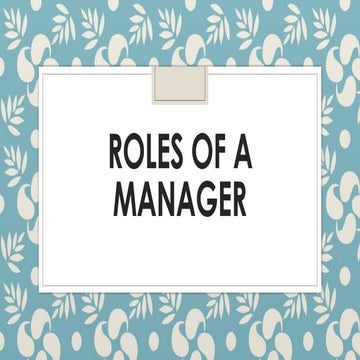 Roles of a Manager.pptx grade 11 organiz | PPTX