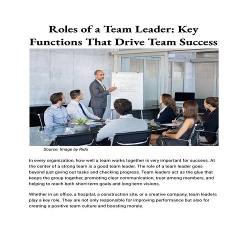 Roles of a Team Leader_ Key Functions That Drive Team Success.pdf