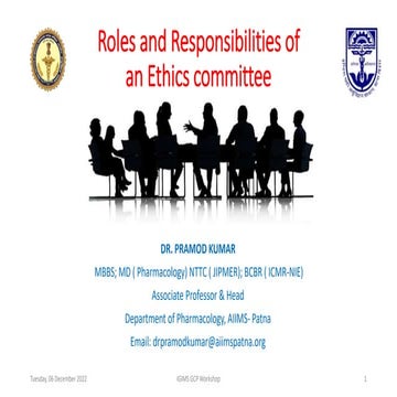 Roles & Responsibilities of EC Dr Pramod.pptx