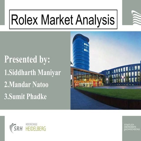 Rolex market analysis | PPTX