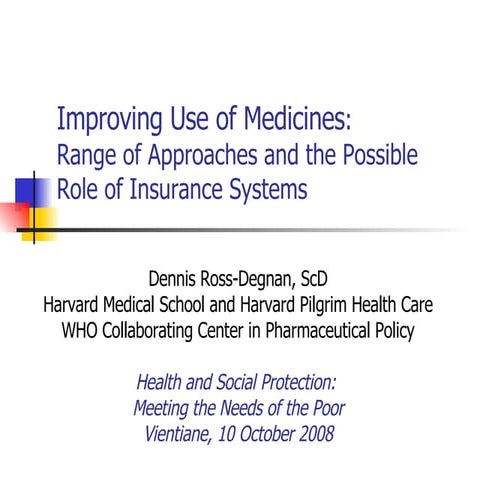 Rolf Panel Ross Degnan | PPT