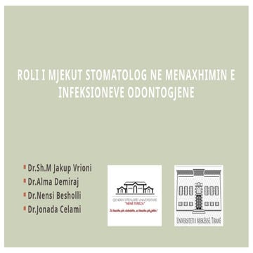 Roli I mjekut stomatolog ne menaxhimin e infeksioneve 5.pptx