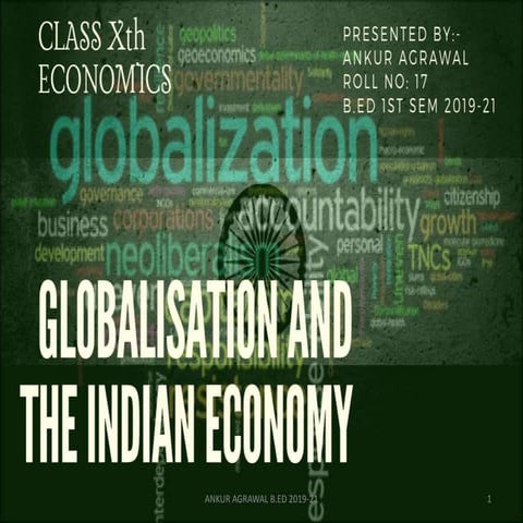 Economics - Class 10 - Globalisation and Indian Economy- Inter ...