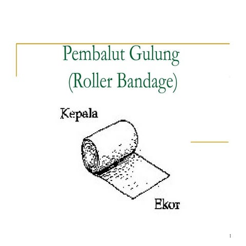 Pembalut dan Balutan (PBSM) | PPT