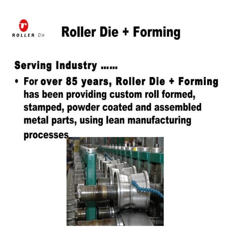 Roller Die & Forming | PPT