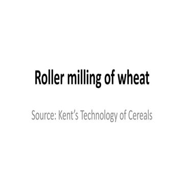 Wheat milling | PPTX