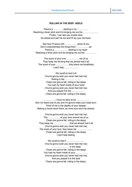 Adele rolling-in-the-deep(1) | PDF