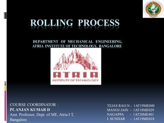 Hot Rolling And cold rolling process | PPT