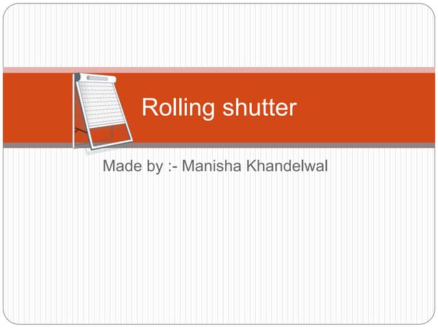 6.1 Doors - Frames, shutters and their fixing detail.pptx