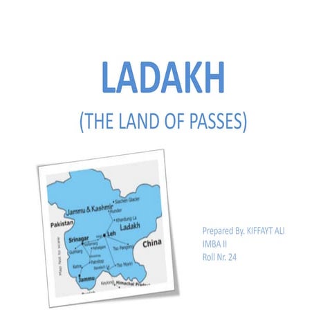 Ladakh presentation | PPTX