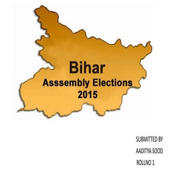 bihar elections | PPTX