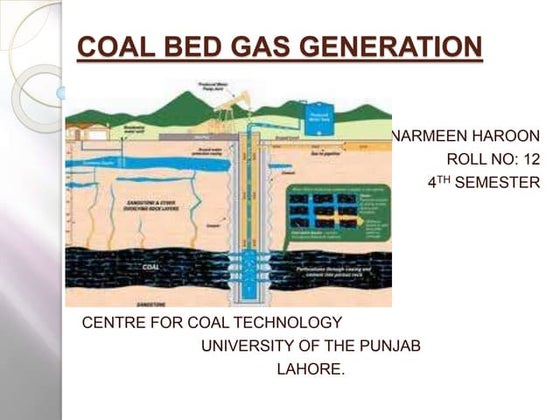 Coal Bed Methane | PPT | Chemistry | Science