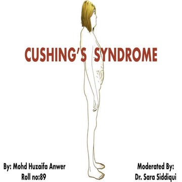 CUSHING SYNDROME | PPT