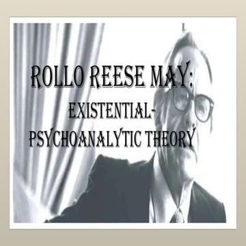 Rollo may existentialist theory | PPTX