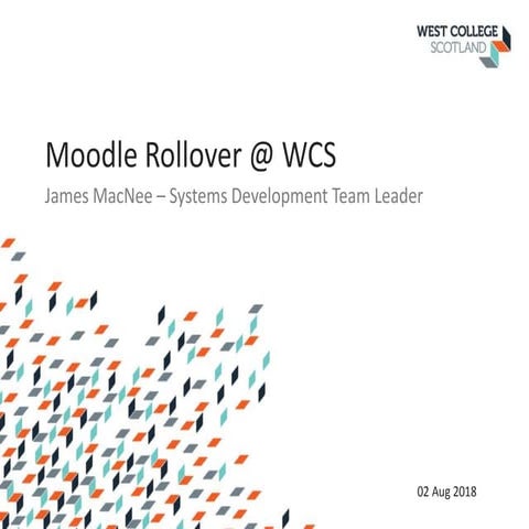 Moodle Rollover @ WCS | PPTX