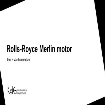 Rolls royce merlin motor | PPTX