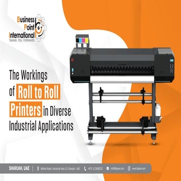The Machinery Components of Roll to Roll Printer - Business Point ...