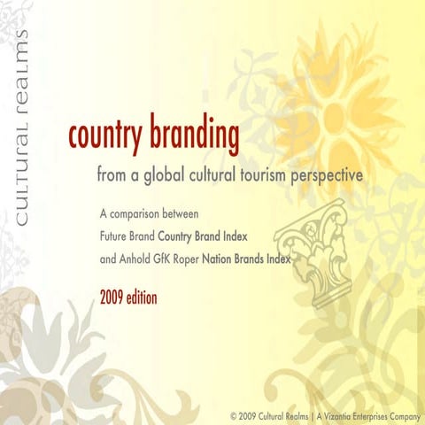 Country Branding From A Global Cultural Tourism Perspective | PDF
