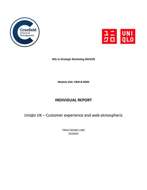 UNIQLO | PPT | Apparel Industry | Industries