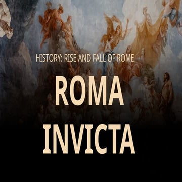 Roman Empire, its History, rise and fall at Constantinople.pptx