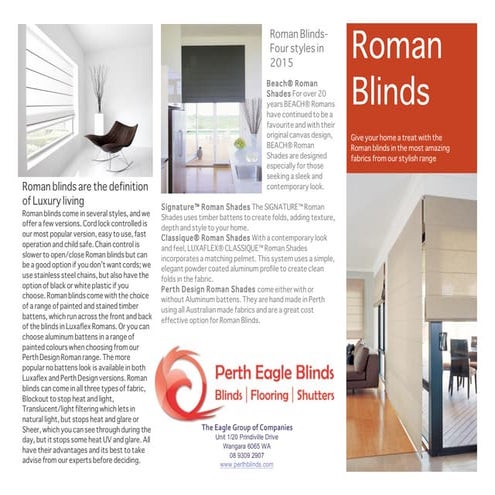 Roman blinds brochure | PDF