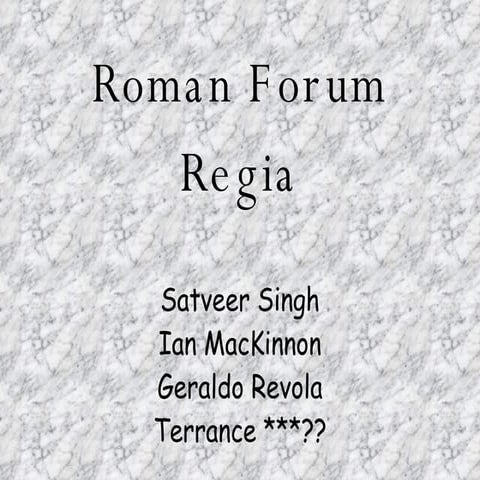 Roman Regia | PPT