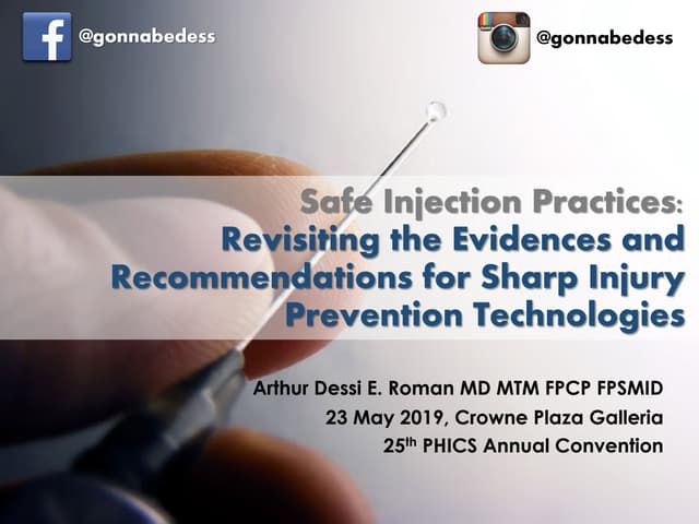 Safe injection practice | PPT