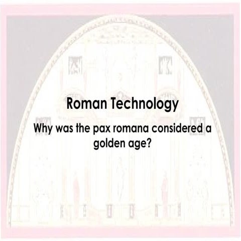 Roman Technology | PPT