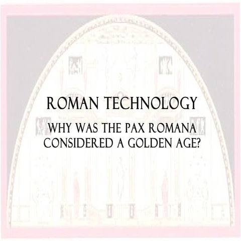 Roman technology-q | PPT