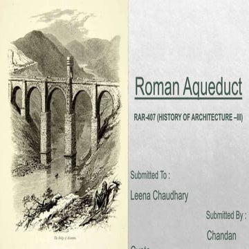 Roman Aqueducts | PPTX