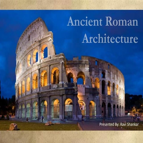 Roman architecture | PPTX