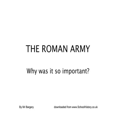 Roman Army | PPT