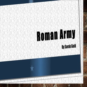 Roman army pp | PPT
