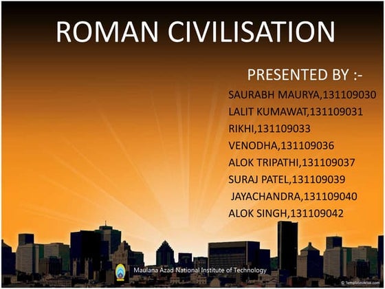 Ancient Roman Civilization | PPT