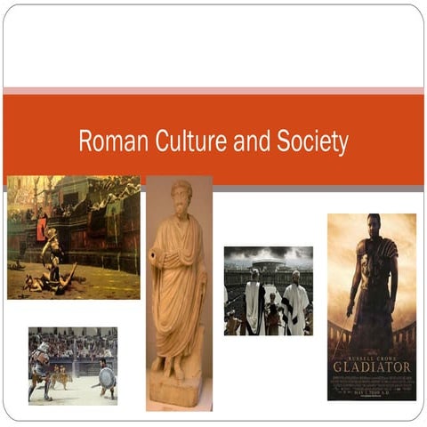 Roman culture and society | PPT