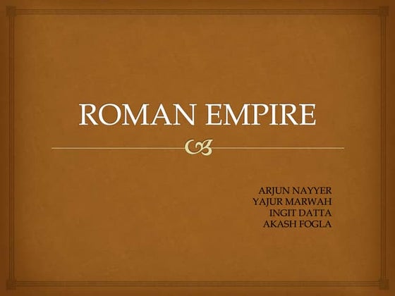 Roman town planning | PPT