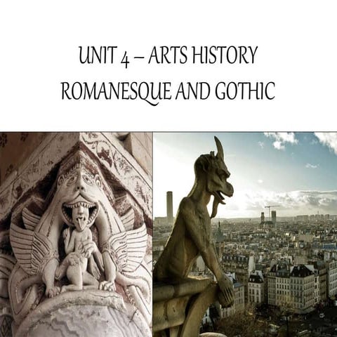 Romanesque and Gothic | PPTX