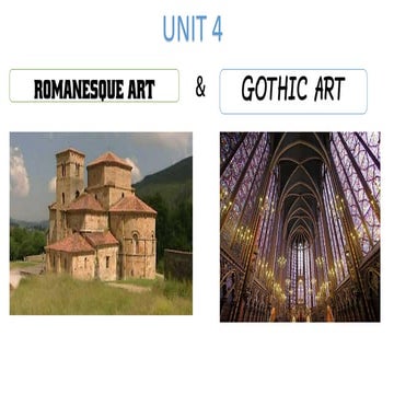 Romanesque and Gothic Art | PPTX