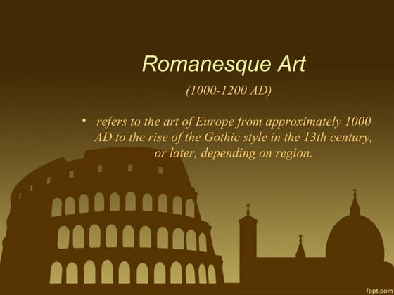 Byzantine and romanesque history | PPT